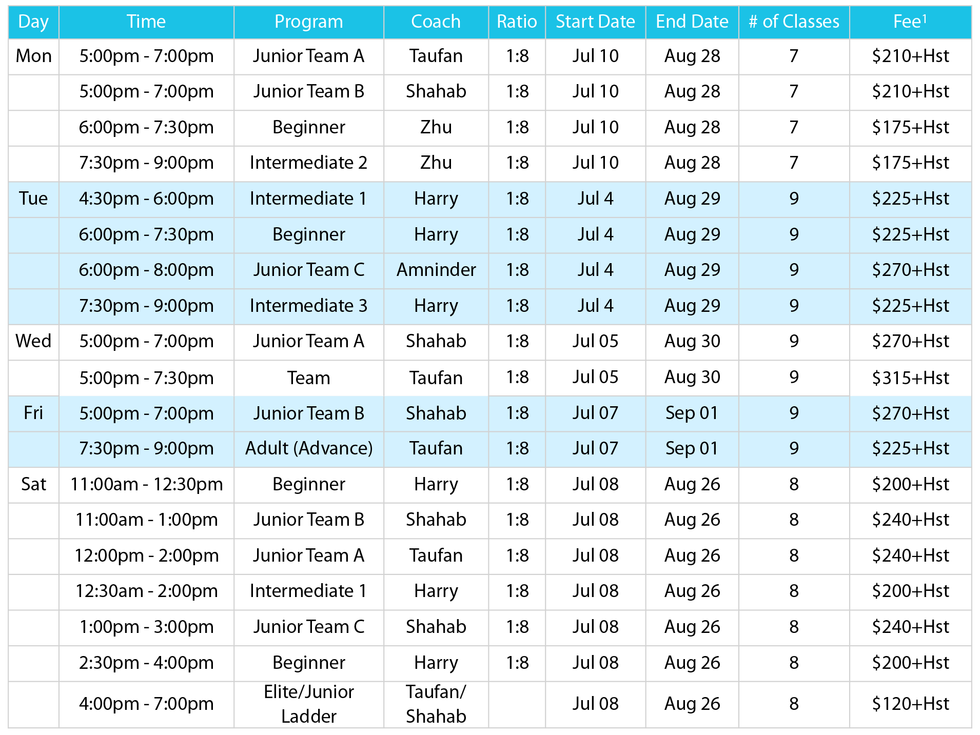 Group Lesson | Su Badminton Club
